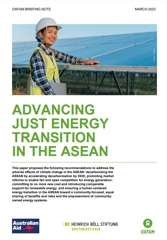 Advancing Just Energy Transition in the ASEAN | Heinrich Böll Foundation | Southeast Asia